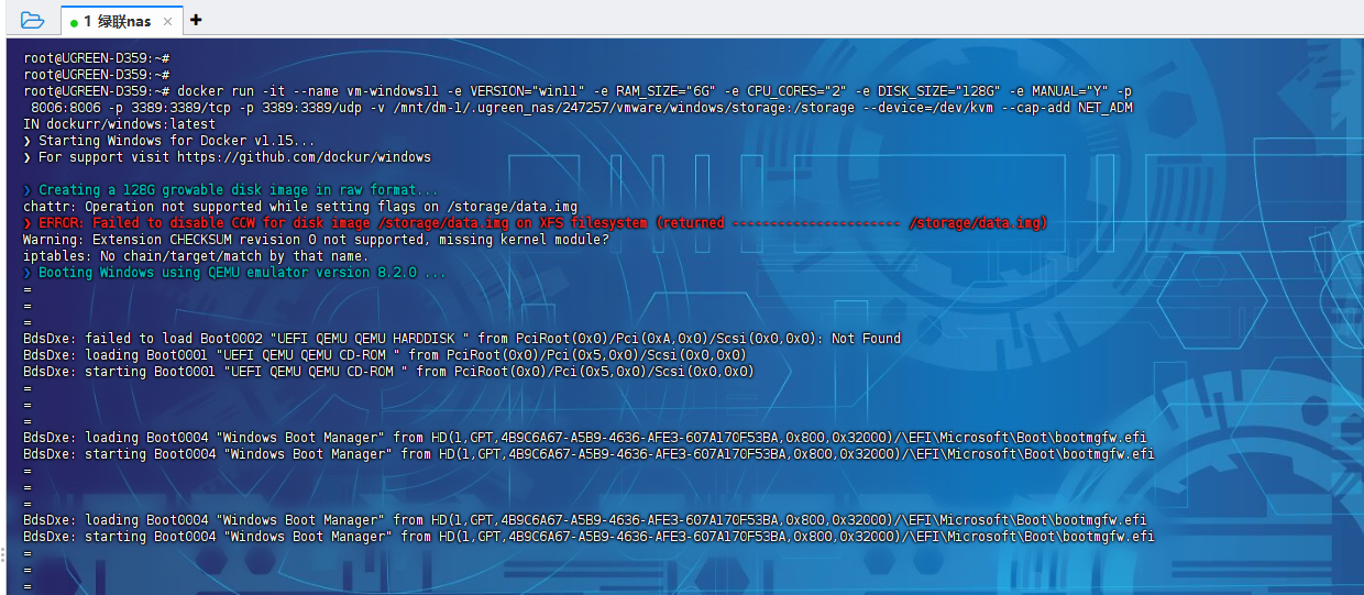 曲线救国之—绿联NAS通过Docker安装Windows虚拟机 - 一枪一个小脑袋